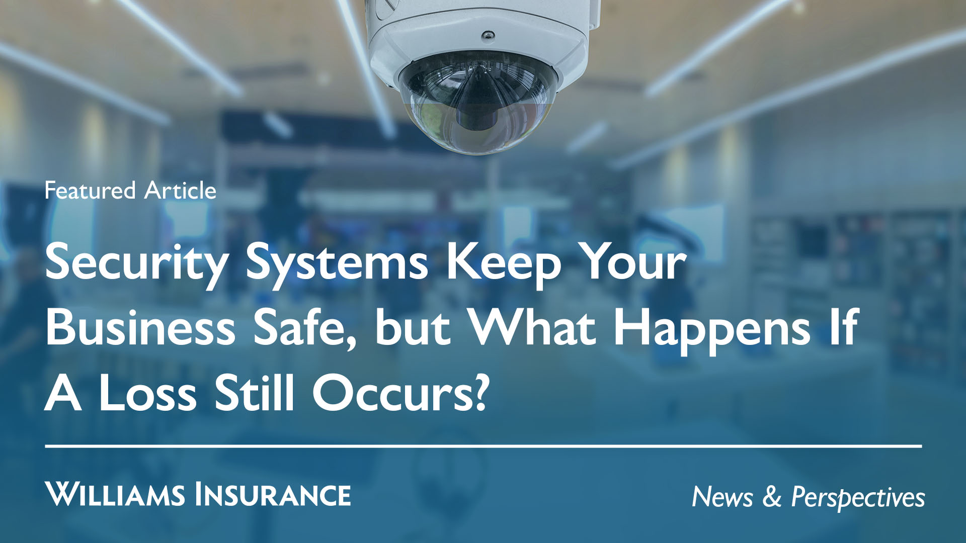 Security Systems Keep Your Business Safe, but What Happens If A Loss ...